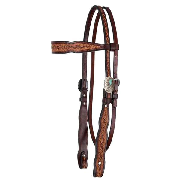 Circle Y Montana Vintage Western Headstall – Log Cabin Tack