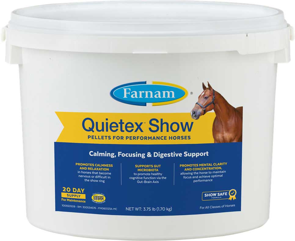Quietex Show Pellets for Performance Horses – Log Cabin Tack