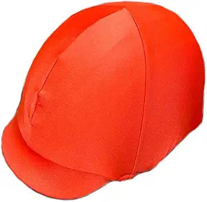 ORANGE Lycra Helmet Cover – Log Cabin Tack
