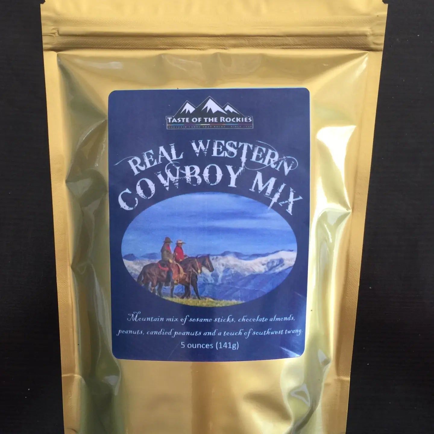 Western Cowboy Mix – Chocolate Almonds & Southwest Snack 5oz – Log ...