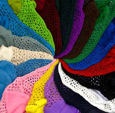 Knit Ear Bonnet – Log Cabin Tack