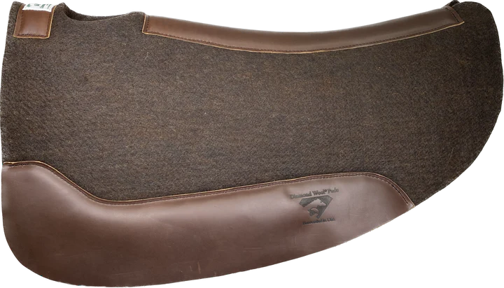 Diamond Wool Round (Barrel) Black-Gold Performance – Log Cabin Tack