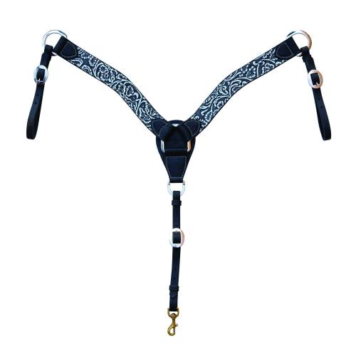 Paisley Contoured Breast Collar – Log Cabin Tack