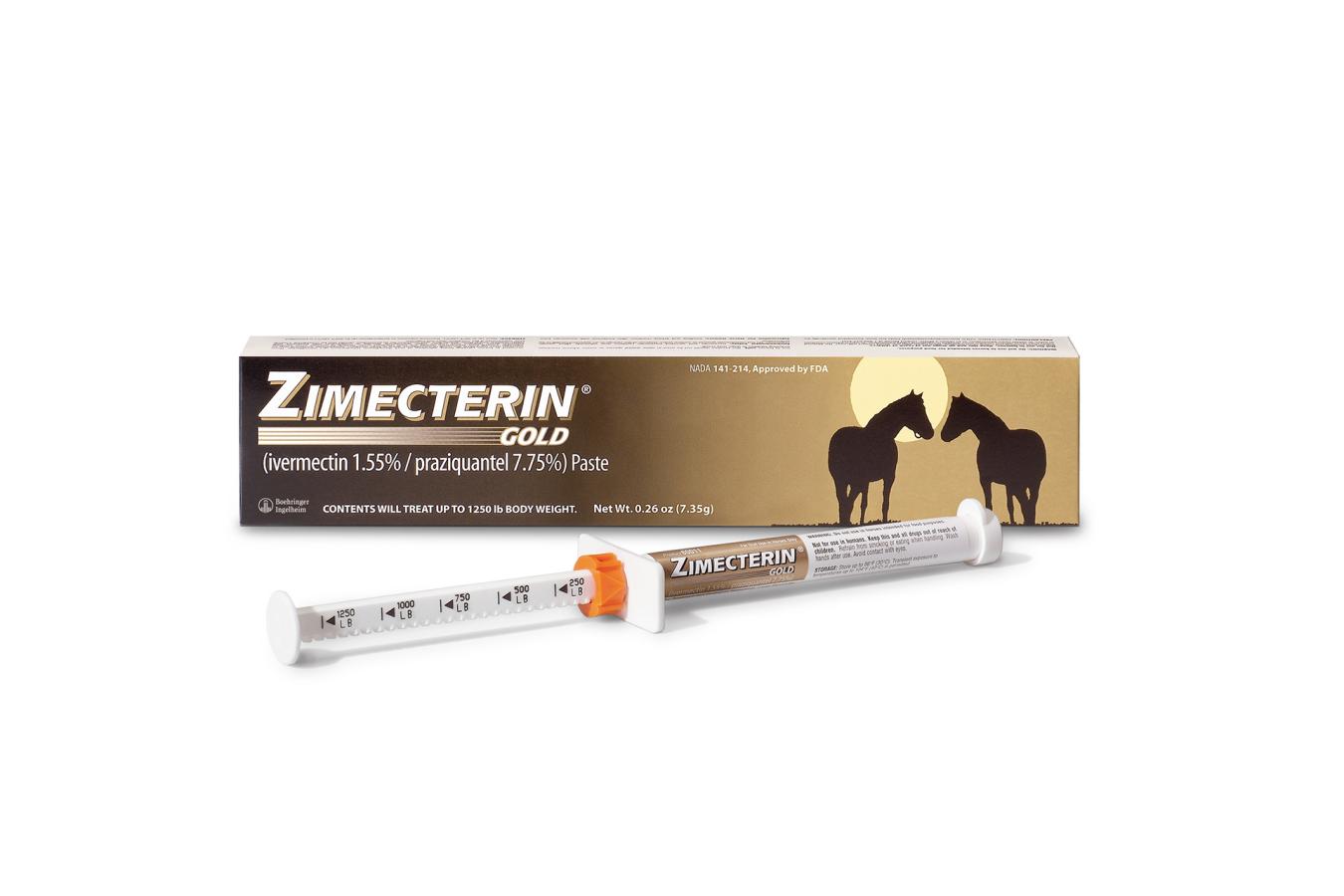 Zimecterin Gold Horse Wormer – Log Cabin Tack