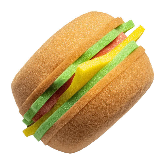 The TackHack Bath Sponge - Blue Ribbon Burger – Log Cabin Tack