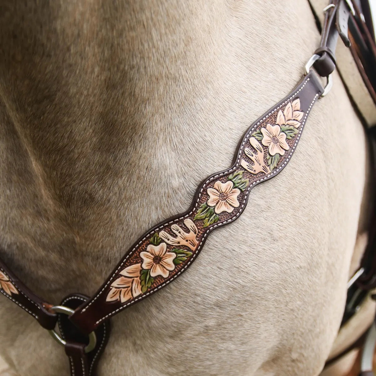 Circle Y DOG WOOD DESERT BREAST COLLAR – Log Cabin Tack