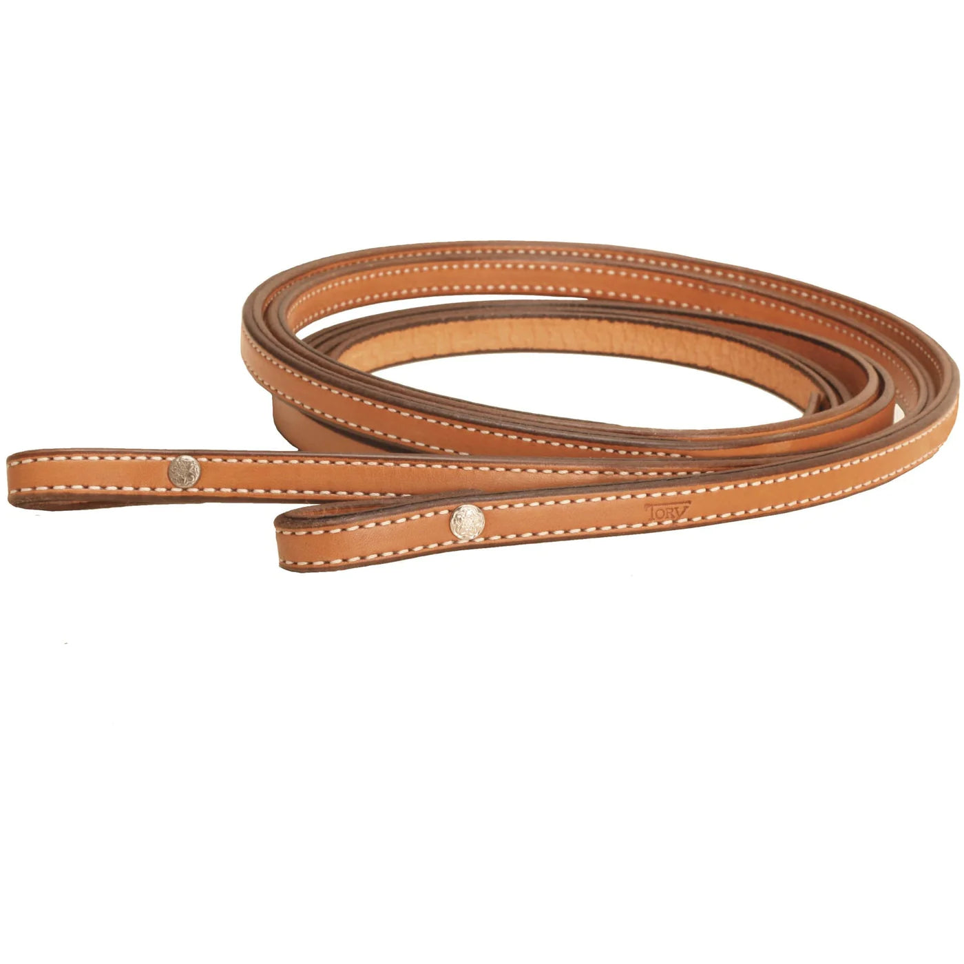 Tory 5/8" Double Partial Stitched Split Reins – Log Cabin Tack