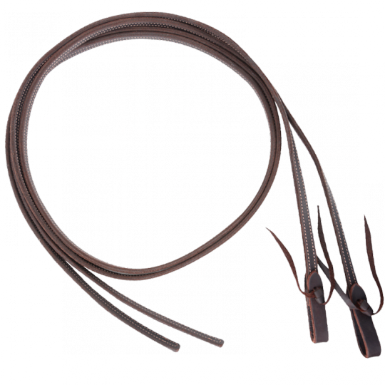 Martin Saddlery 5/8" Doubled & Stitched Heavy Latigo Split Reins – Log ...